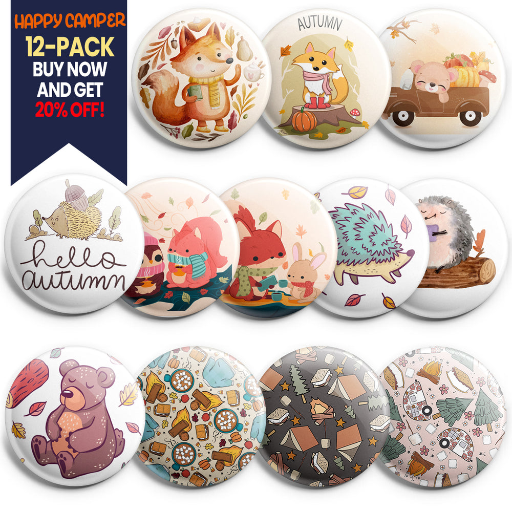 Happy Camper Topper 12-Pack (Save 20%)