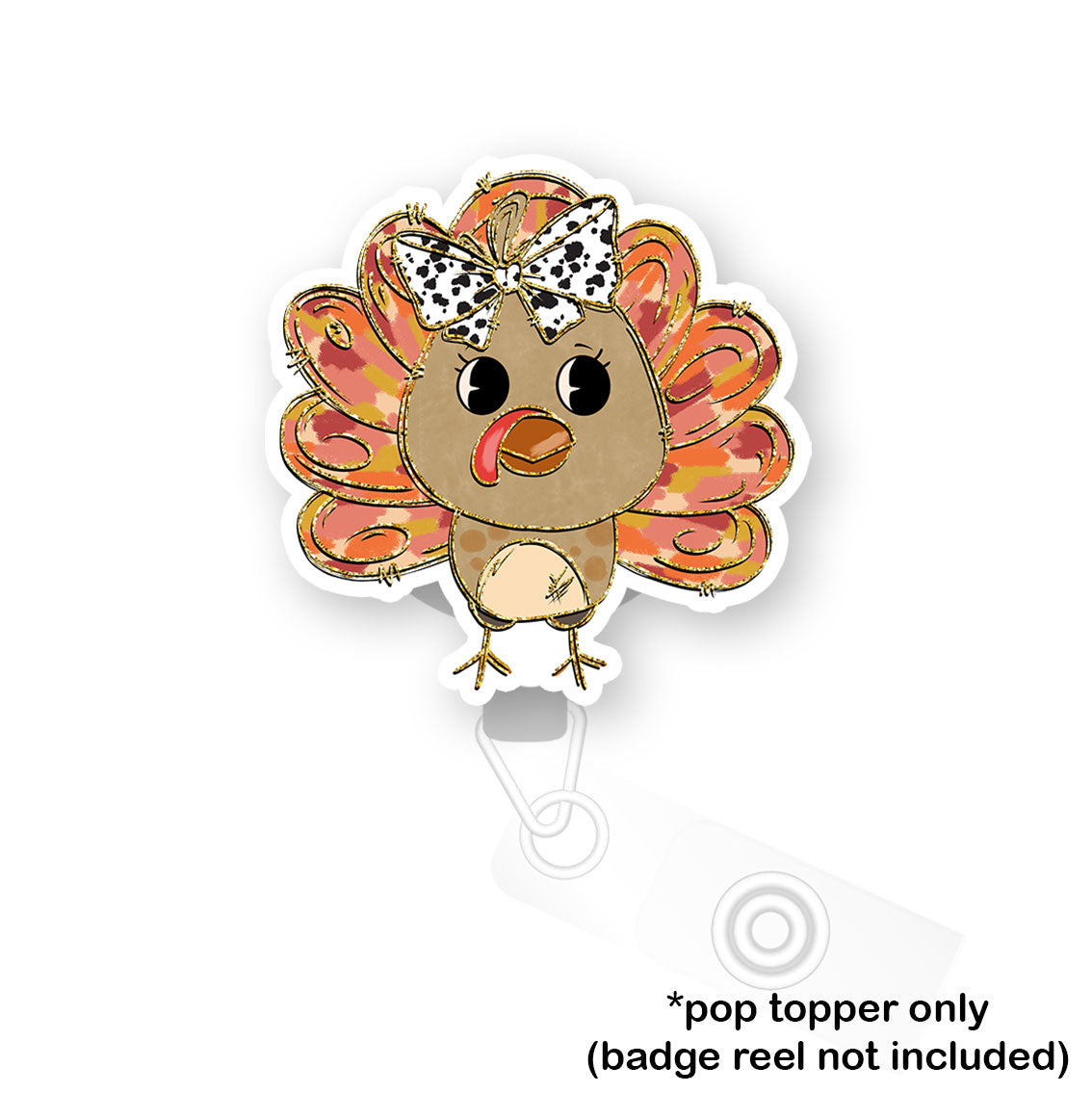Bow Tie Gobbler Pop Topper