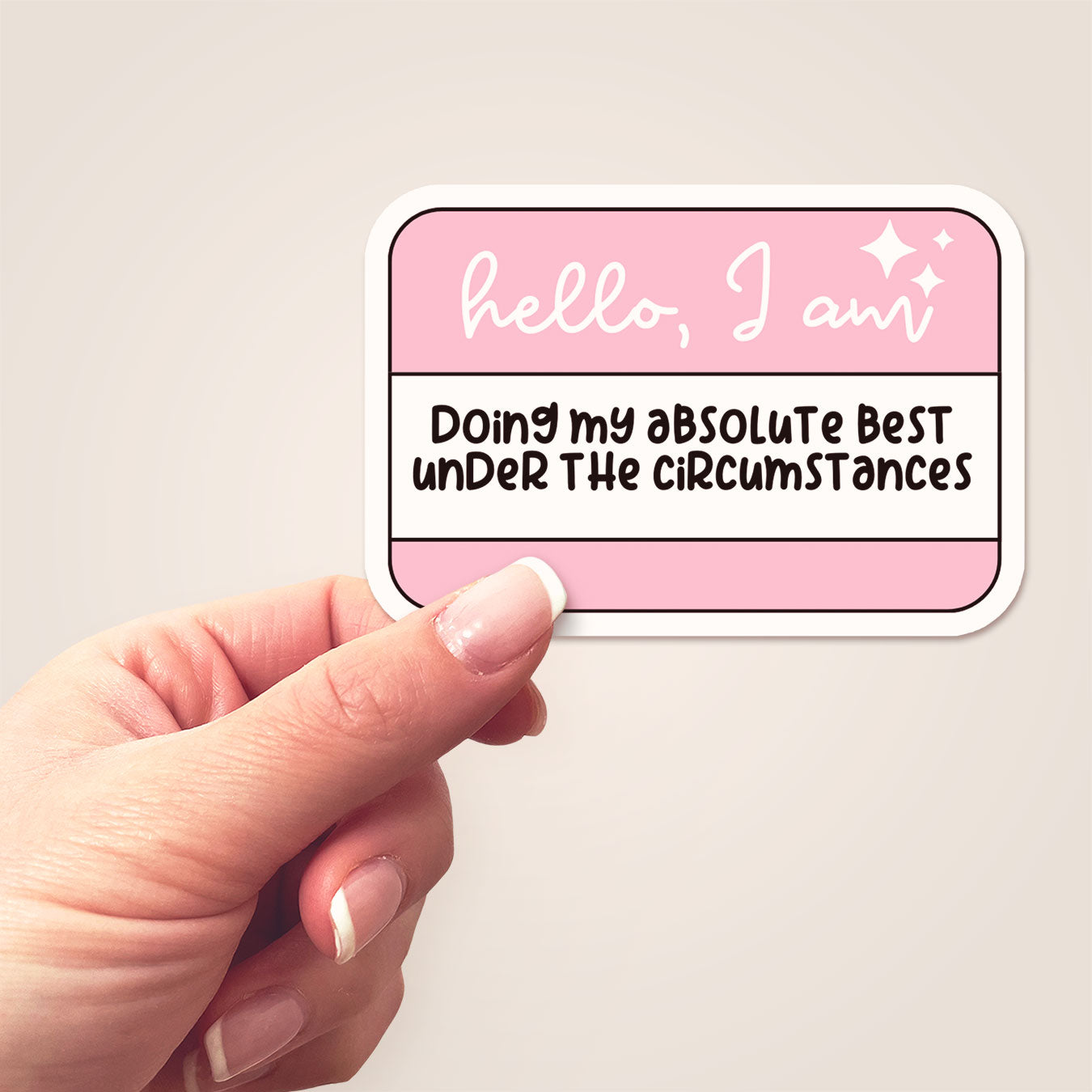 Hello I Am… Sticker