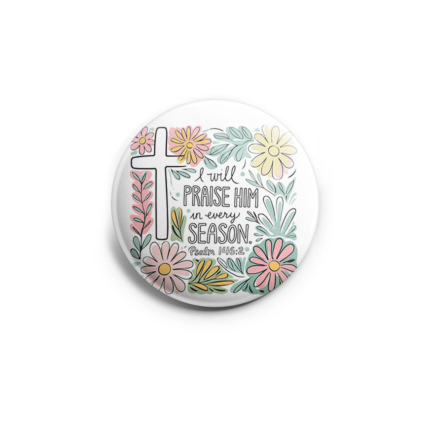 Praise Him Floral Topper