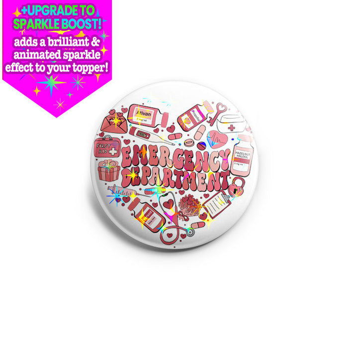 Emergency Department Heart Topper