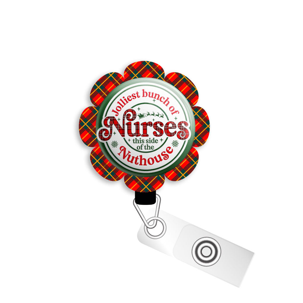 Jolliest Bunch of Nurses Swapfinity Retractable ID Badge Reel Bundle