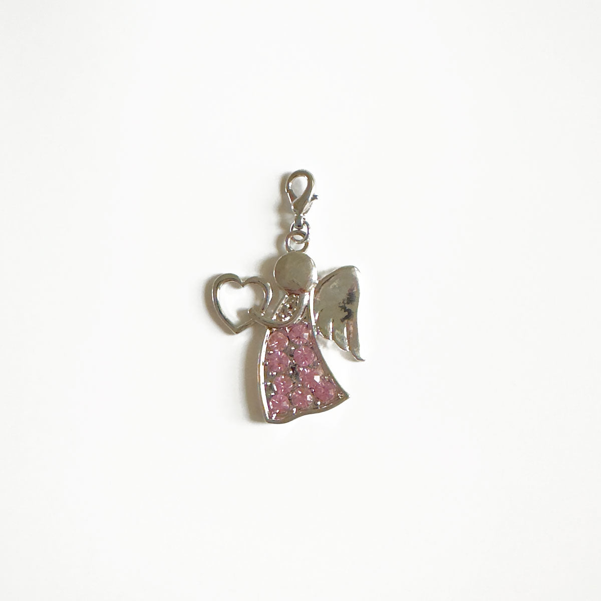 Sparkling Angel Heart Charm Swapfinity Badge Reel Add-on