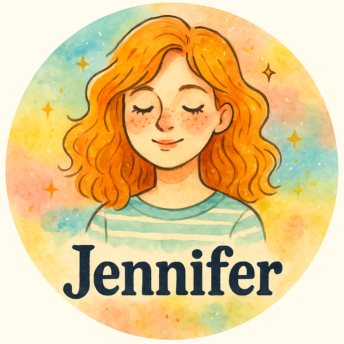 Custom Design – Salty girl Include the exact name "Jennifer" prominent