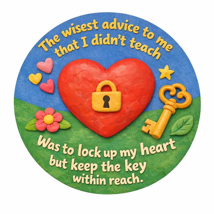 Custom Design – Design involving an old fashioned key and the quote “T