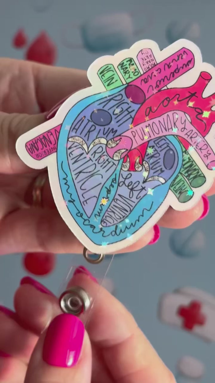 Heart Anatomy Pop Topper