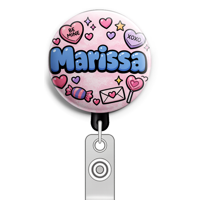 Custom Design – Create a circular badge design centered around the nam