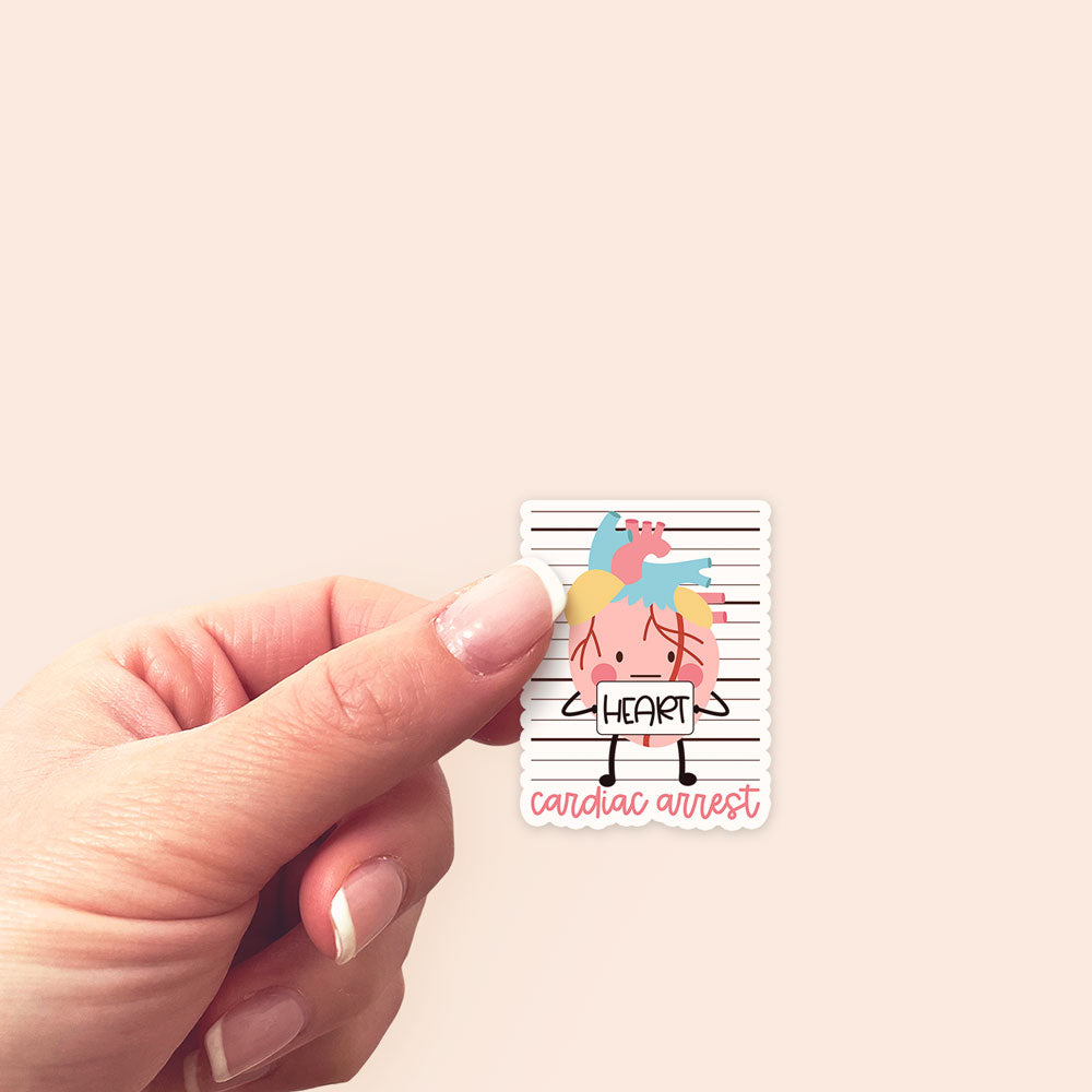Cardiac Arrest Sticker