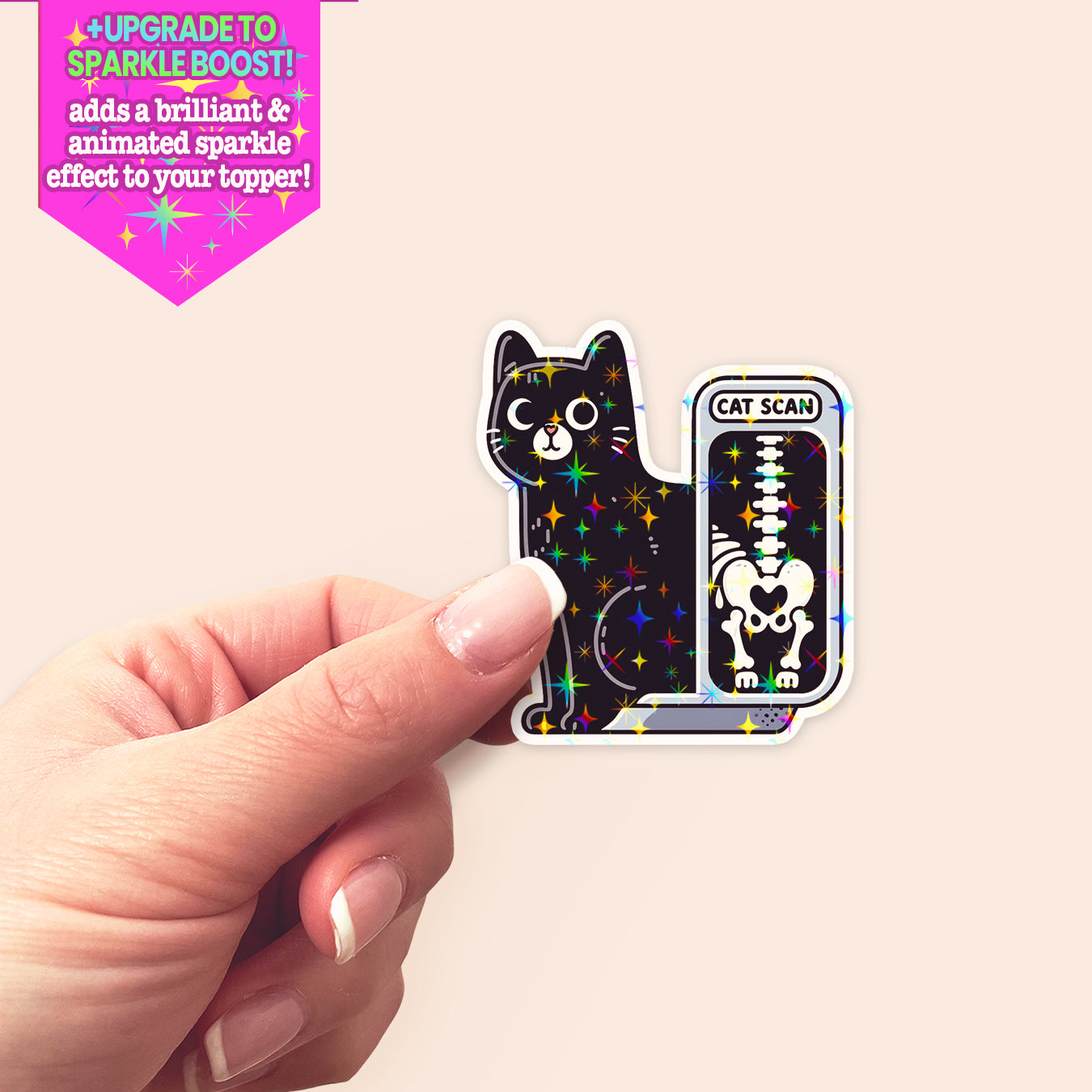 Cat Scan Sticker