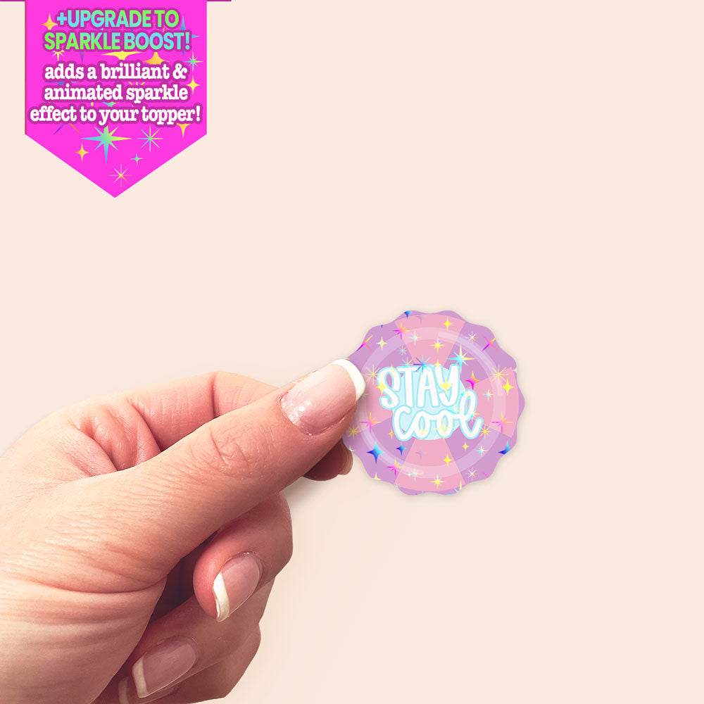 Stay Cool Sticker - Topperswap