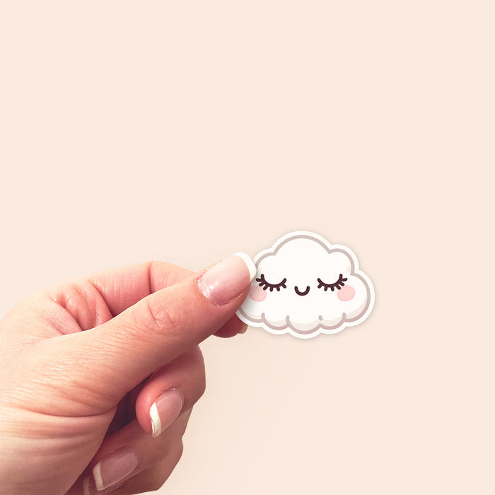 White Cloud Sticker