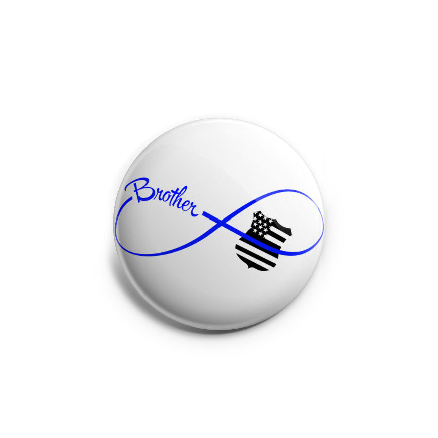 Infinity Thin Blue Line Brother Topper